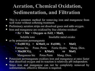 Iron and Manganese Removal | PPT