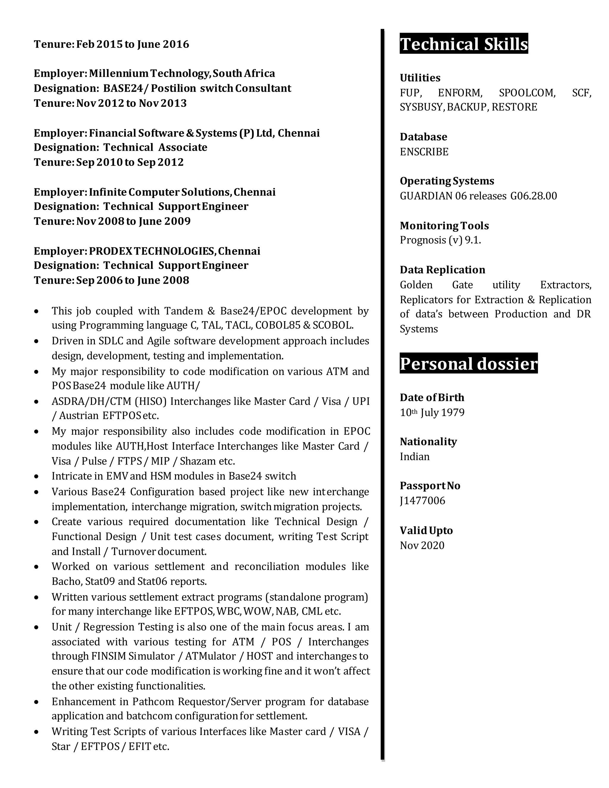 Gani Kafoor cv | DOCX