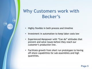 Becker's Fabrication | PDF
