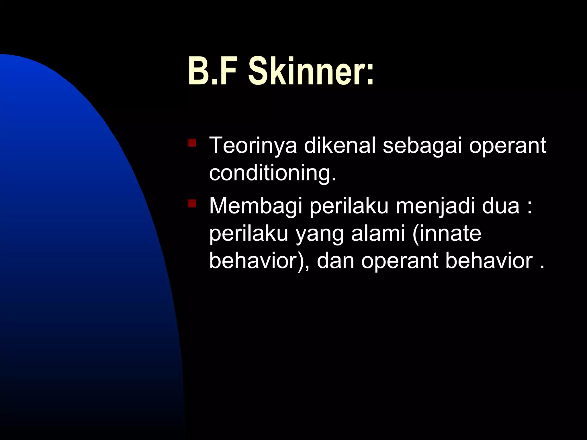 Behaviorisme | PPT