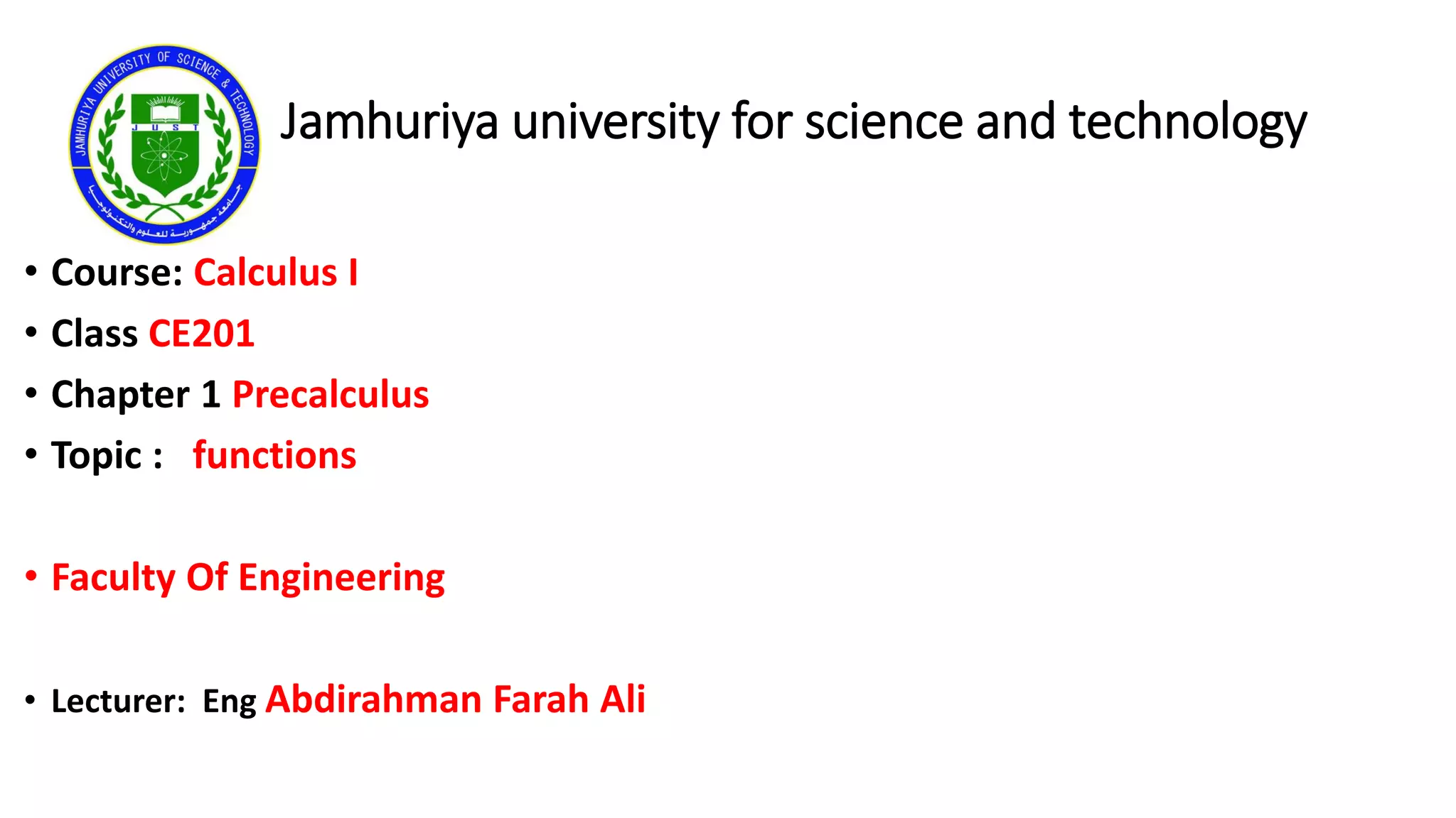 Calculus ch 0.1_-functions | PDF