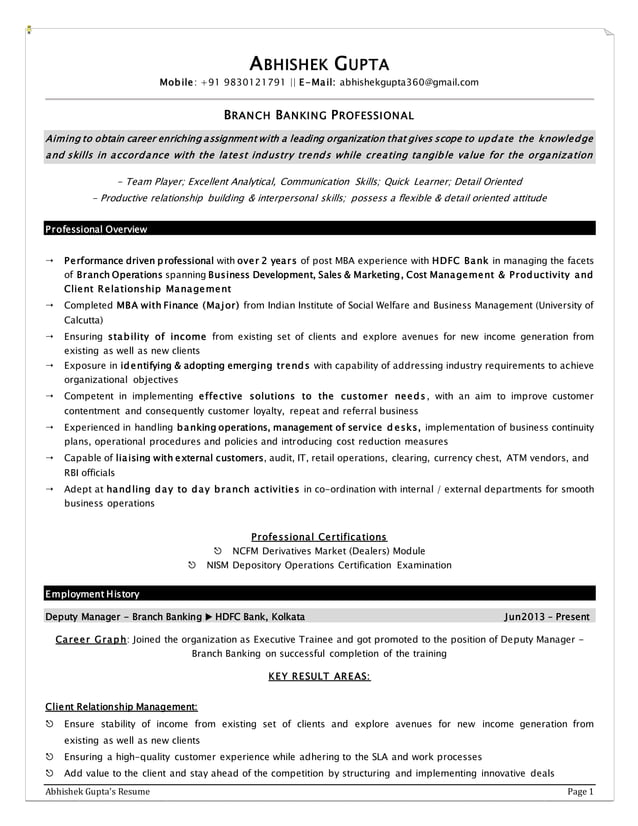 Abhishek Gupta RM | PDF