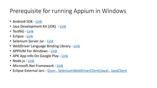 APPIUM | PPT