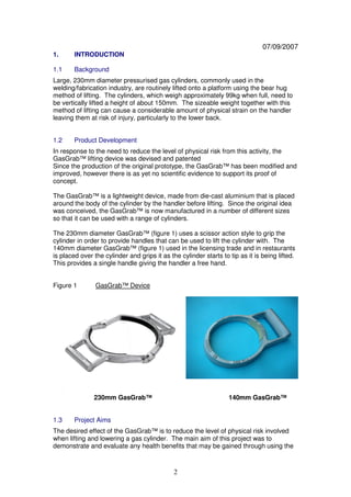 GasGrab - Project Report on Cylinder Lifting and Benefits with GasGrab ...