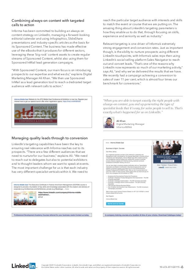 Informa_LinkedIn_Case Study