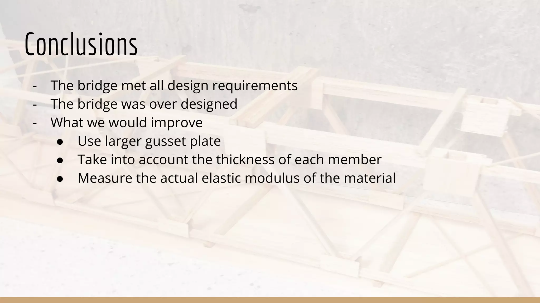 Final Presentation (Balsa Wood Bridge Design) | PDF