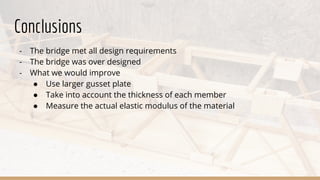 Final Presentation (Balsa Wood Bridge Design) | PDF