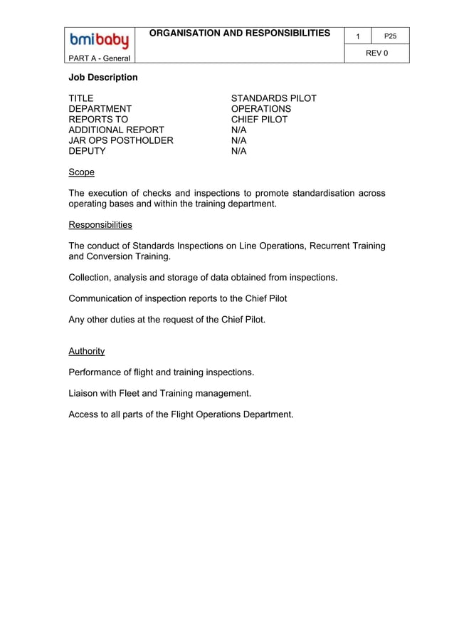 Standards Pilot Role | PDF