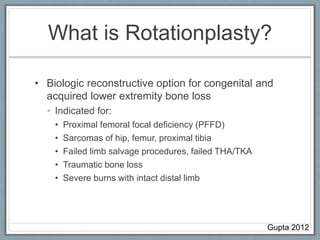 Rotationplasty | PPTX