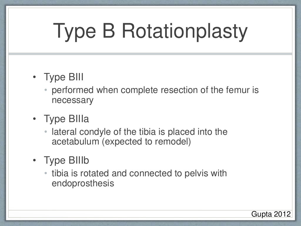 Rotationplasty Video