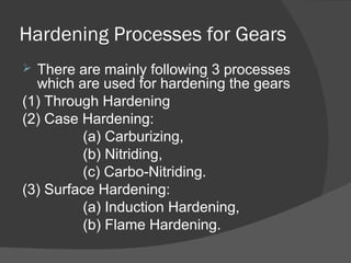 GEARS HEAT TREATMENT | PPT