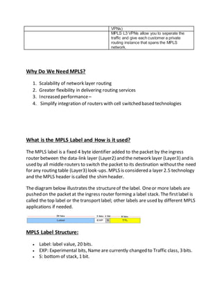MPLS | DOCX