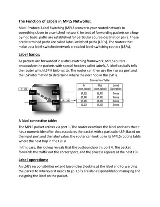 MPLS | PDF