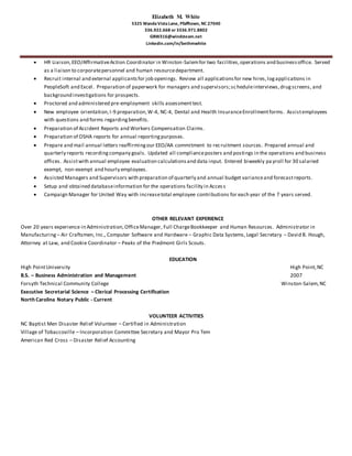 Elizabeth m white resume 022416 | PDF