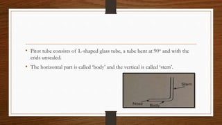 fluid flow measuring instruments | PPTX