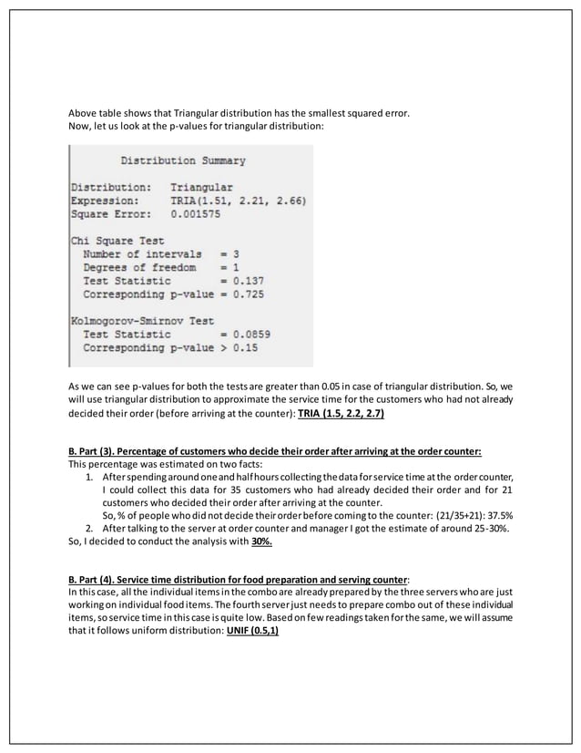 Simulation Project in ARENA | DOCX | Grocery Shopping | Shopping