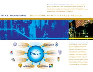 Thrive Brochure | PPT