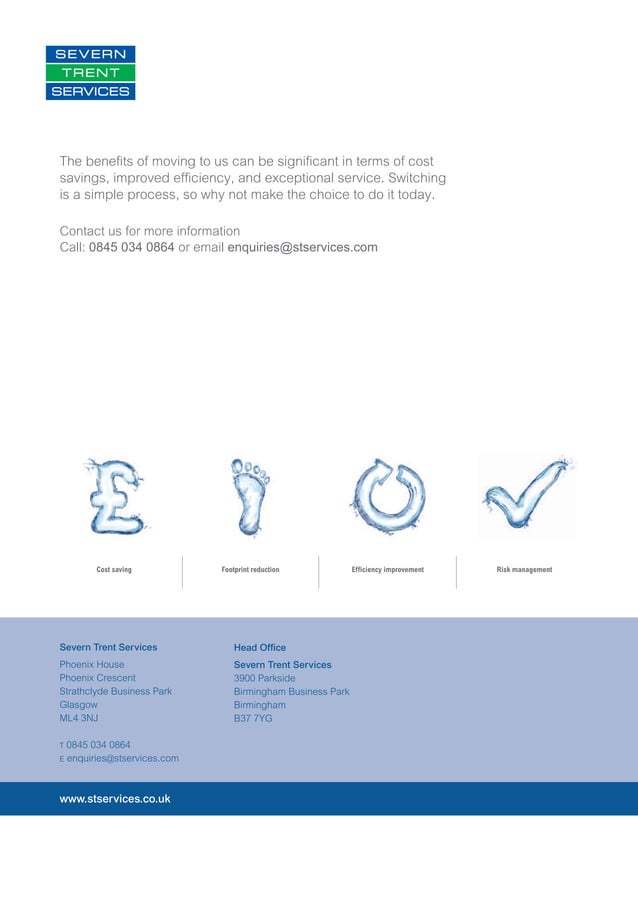 STS WATER SUPPLY SERVICES BROCHURE | PDF
