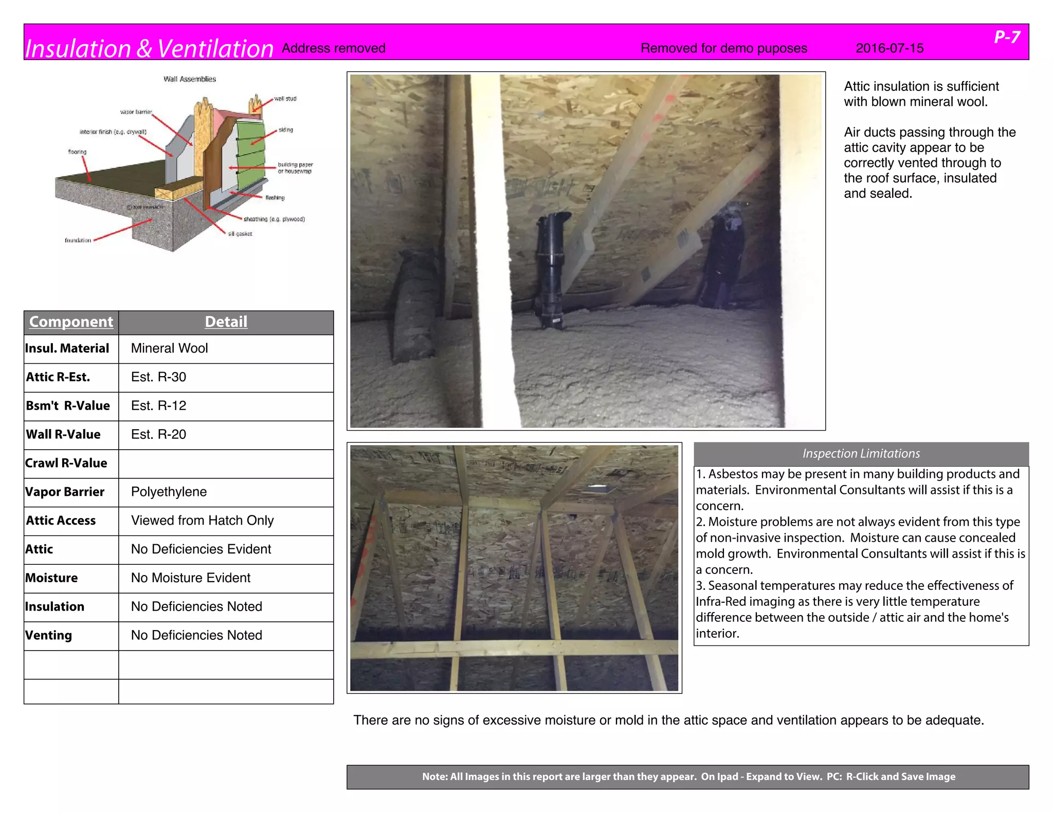 Sample inspection report copy | PDF | Indoor Environmental Quality ...