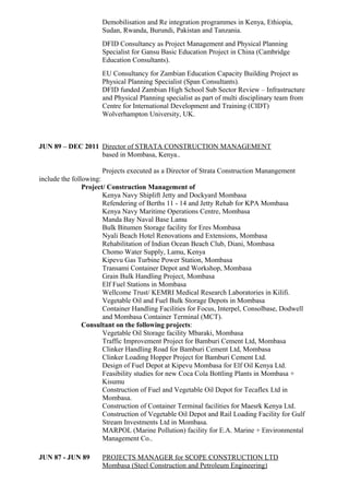 Dick Coppinger CV - March 2016 | DOC