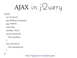 jQuery and Rails: Best Friends Forever | PPT