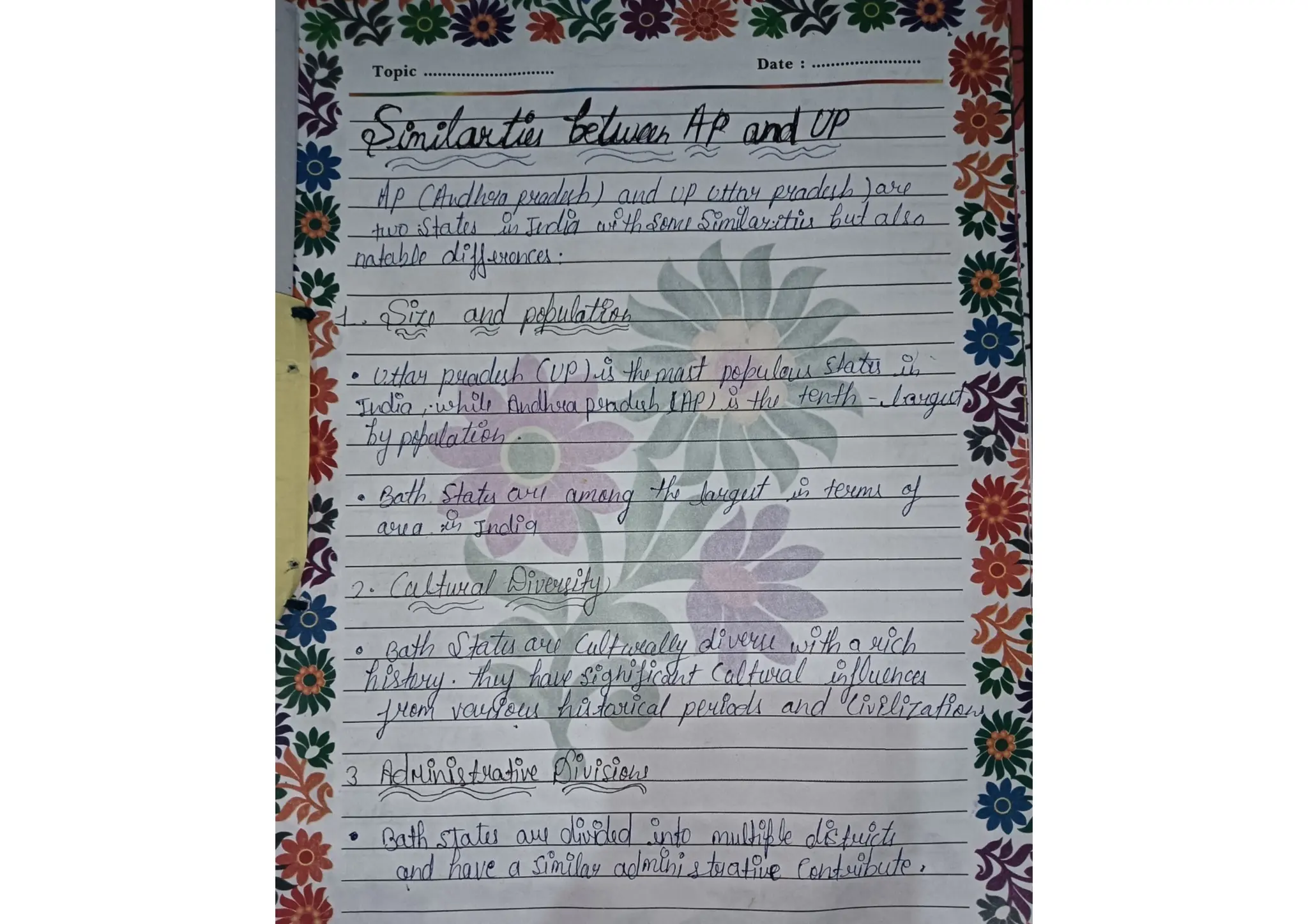 Maths project PPT for class 9th regarding arunachal pradesh and ...