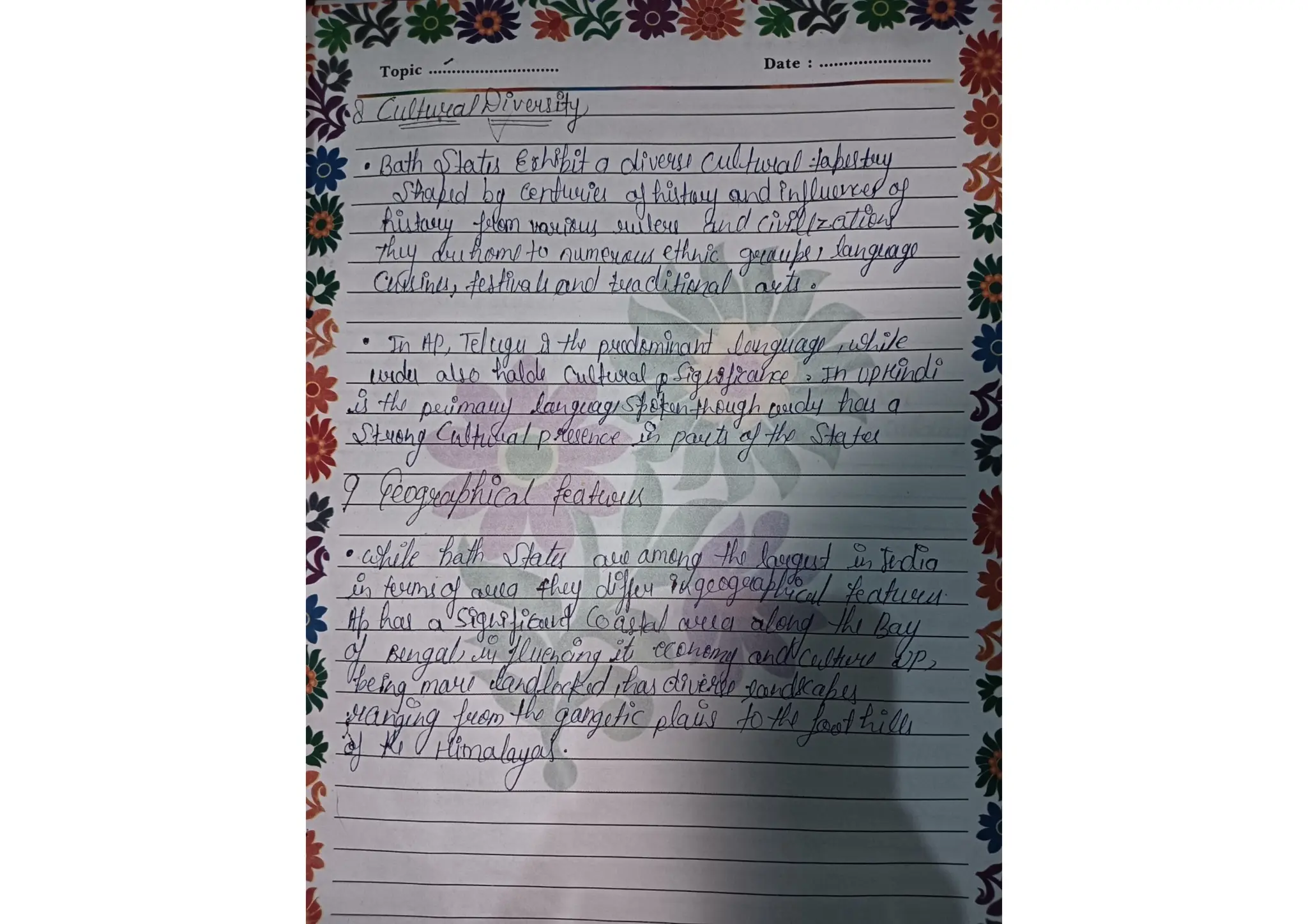 Maths project PPT for class 9th regarding arunachal pradesh and ...