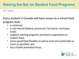 Raising the Bar on Student Food Programs | PPT
