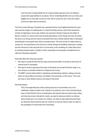 Forna vs Kermode | PDF