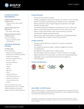 BigFix Data Sheet | PDF