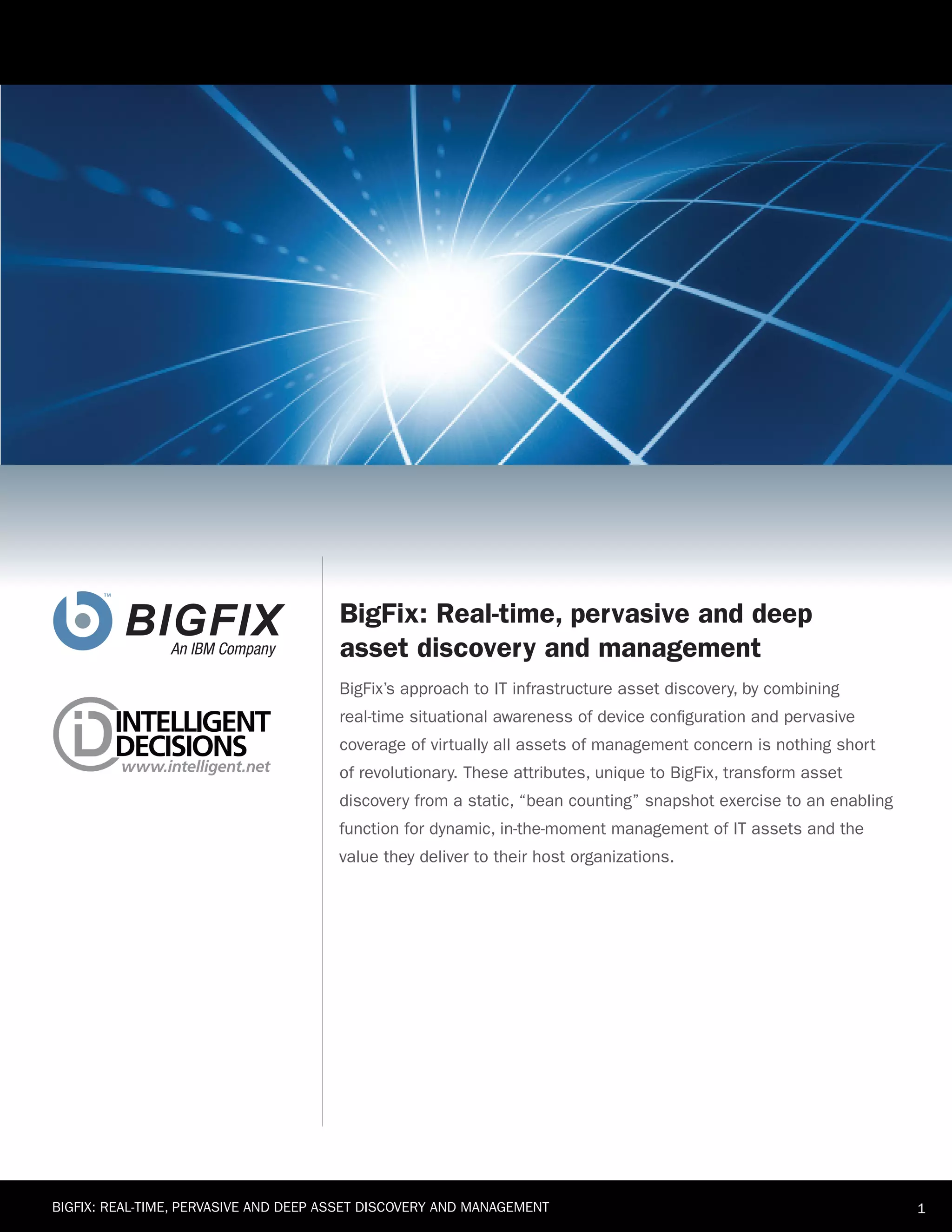 BigFix White Paper | PDF