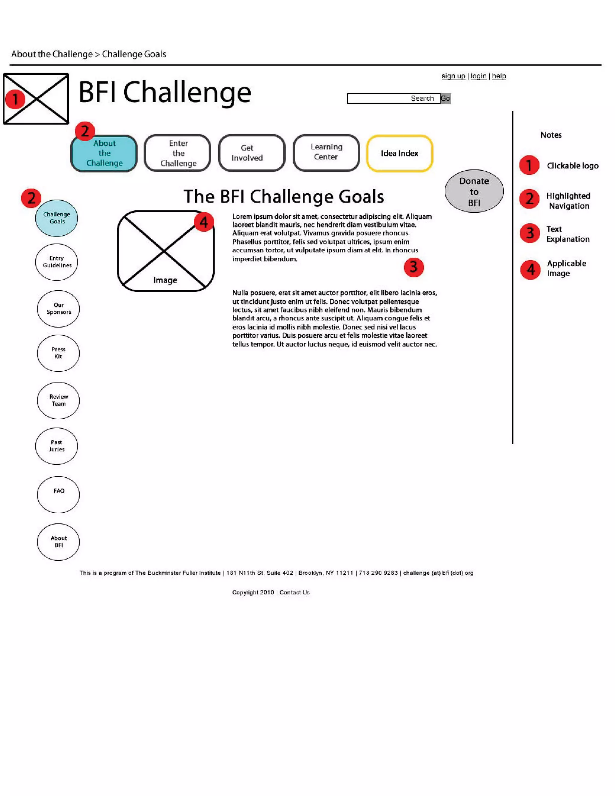 Bfi challenge wireframe02 | PDF