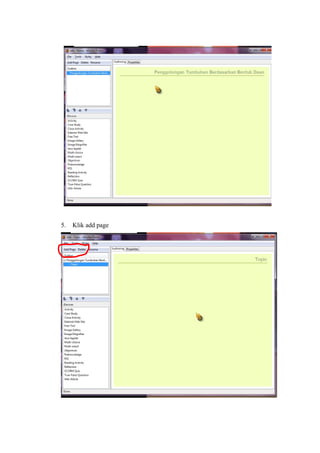 Langkah-langkah menggunakan ELearning XHTML editor (eXe) | DOC
