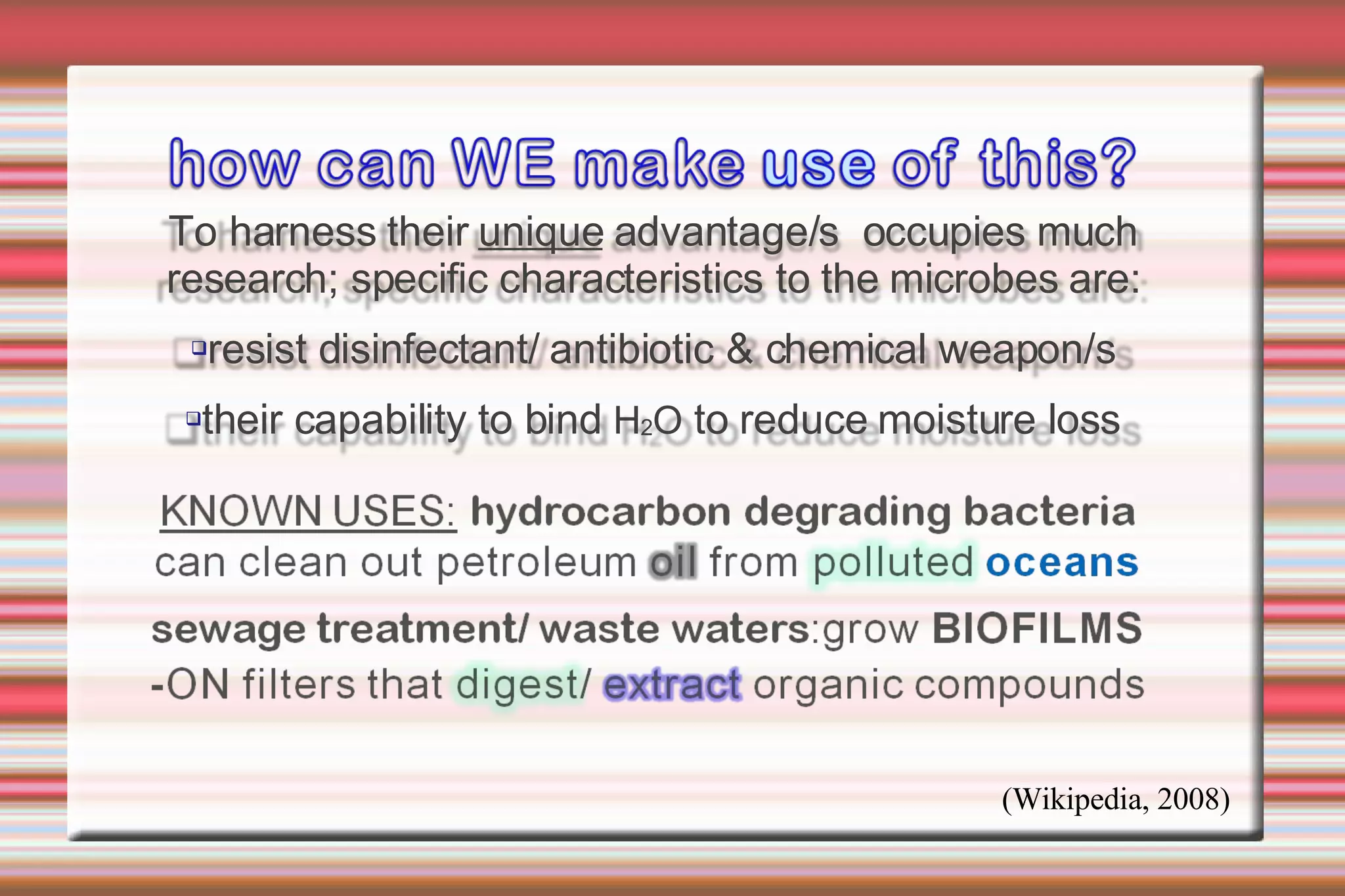 Describe Biofilms | PPT