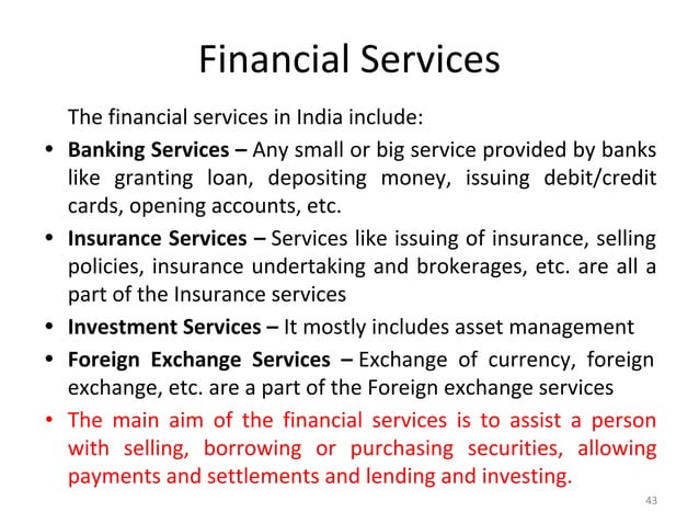 Banking financial management services MBA | PPT