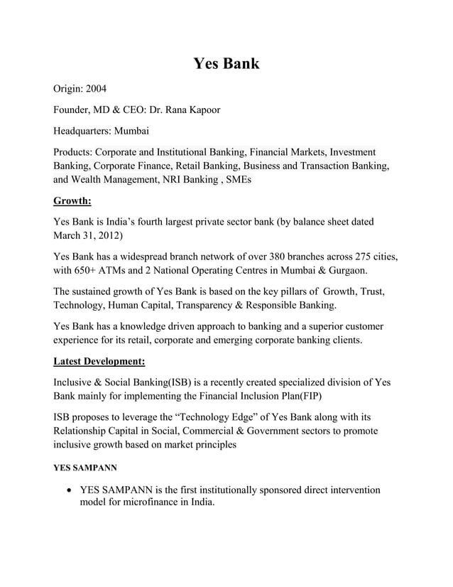 Bfi project | DOCX | Business Banking & Finance | Business