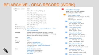 BFI Reuben Library : an RDA implementation story / Anastasia Kerameos ...