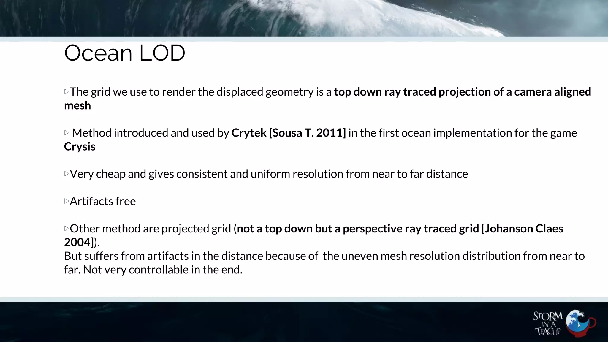 An introduction to Realistic Ocean Rendering through FFT - Fabio ...