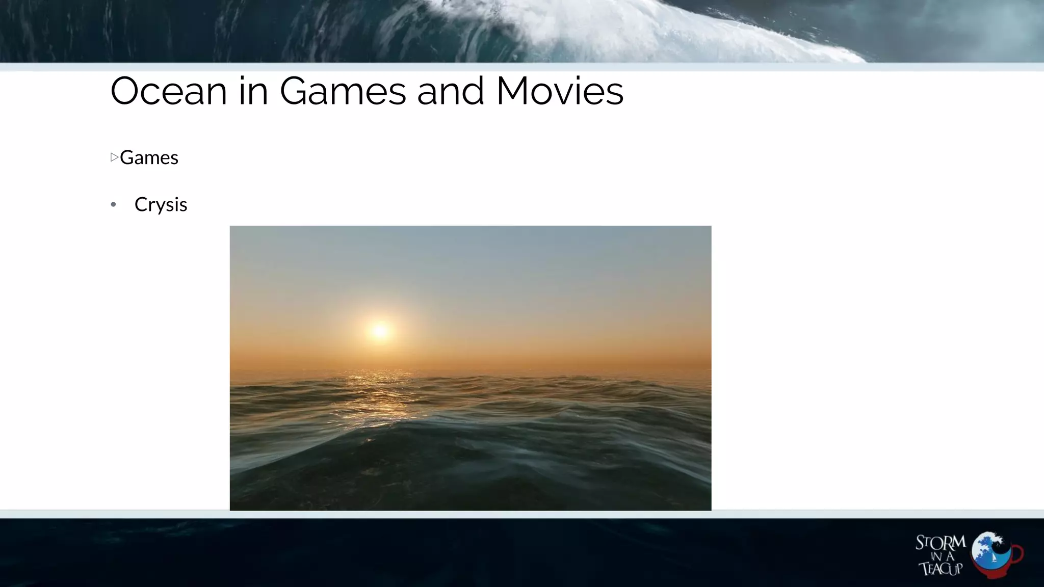 An introduction to Realistic Ocean Rendering through FFT - Fabio Suriano - Codemotion Rome 2017 ...