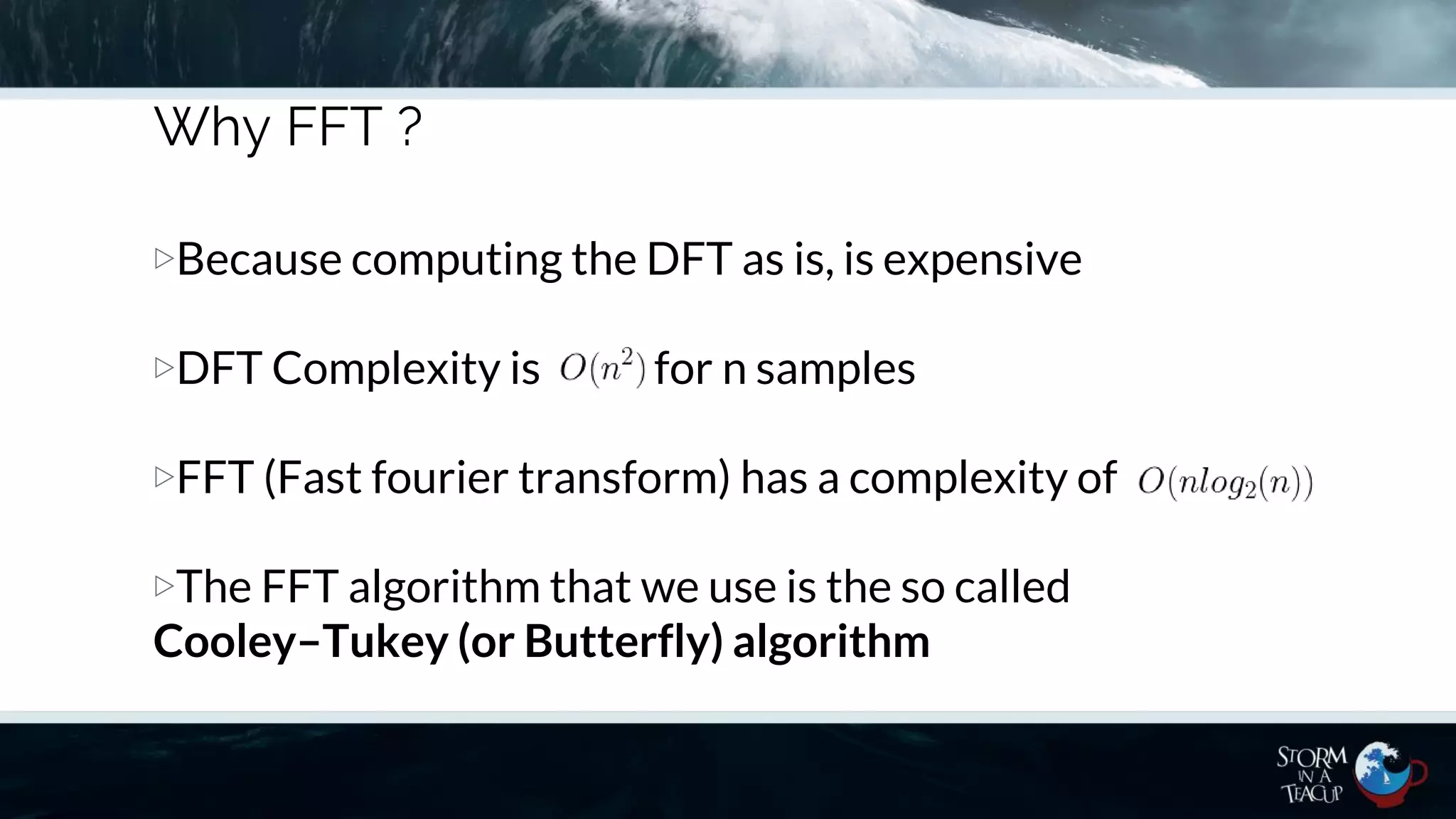 An introduction to Realistic Ocean Rendering through FFT - Fabio Suriano - Codemotion Rome 2017 ...