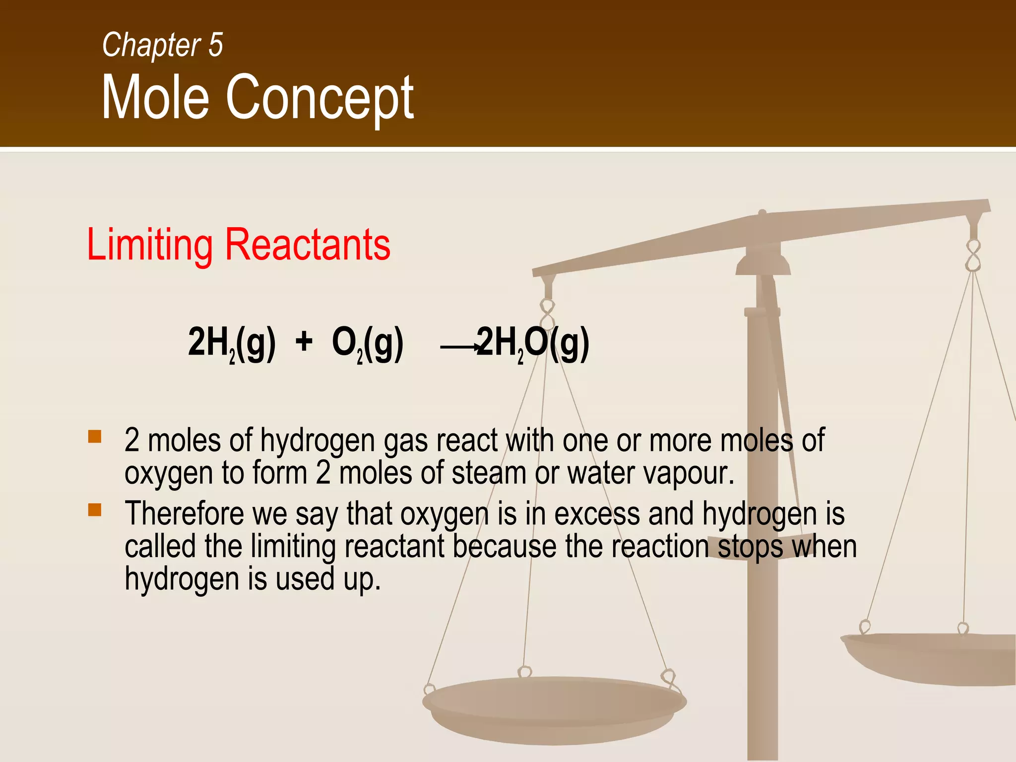 C05 the mole concept | PPT