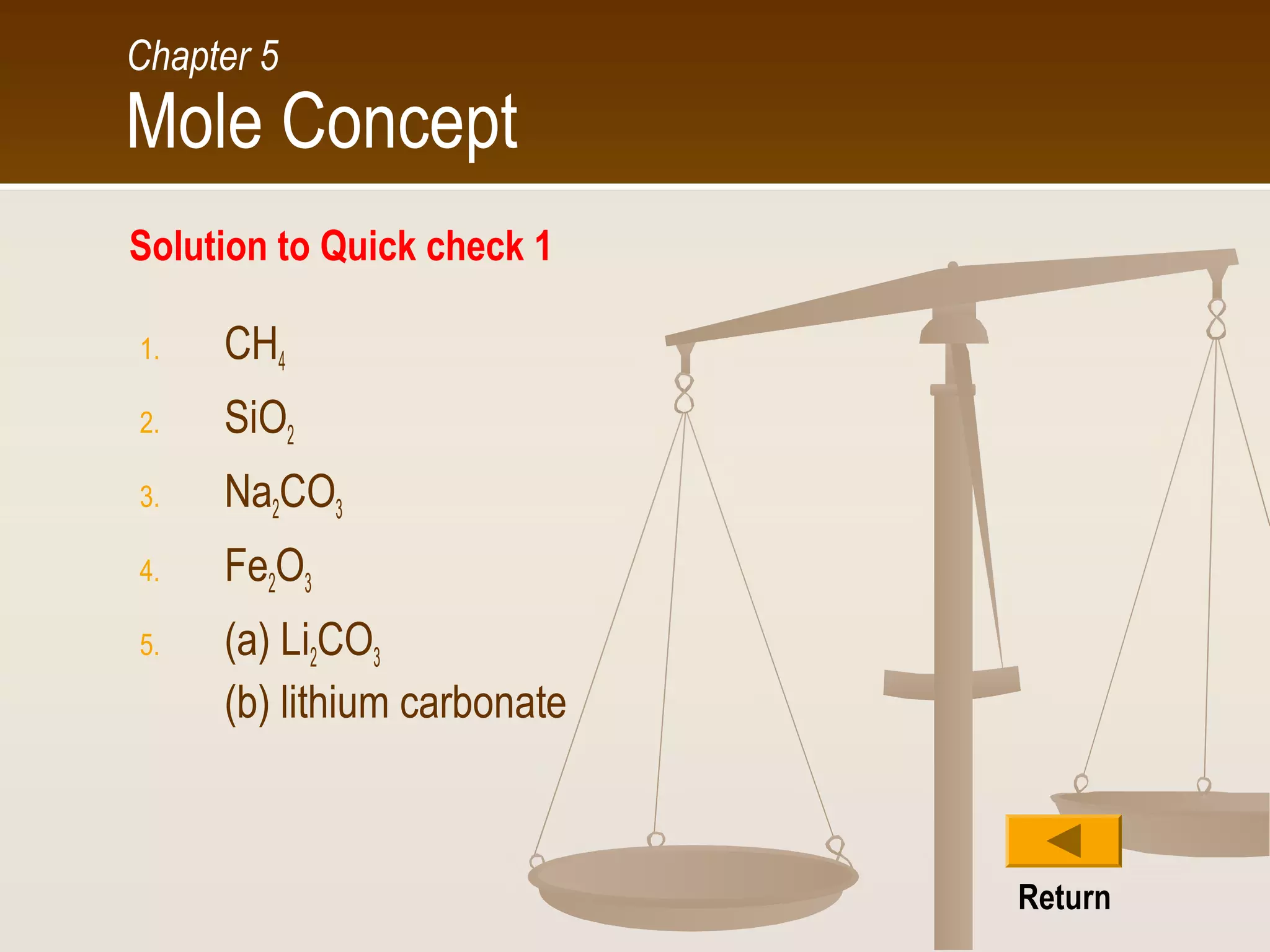 C05 the mole concept | PPT