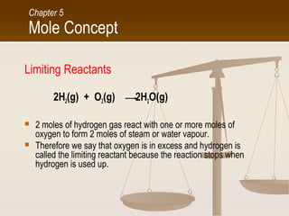 C05 the mole concept | PPT