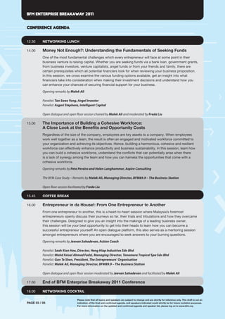 BFM Enterprise breakaway | PDF