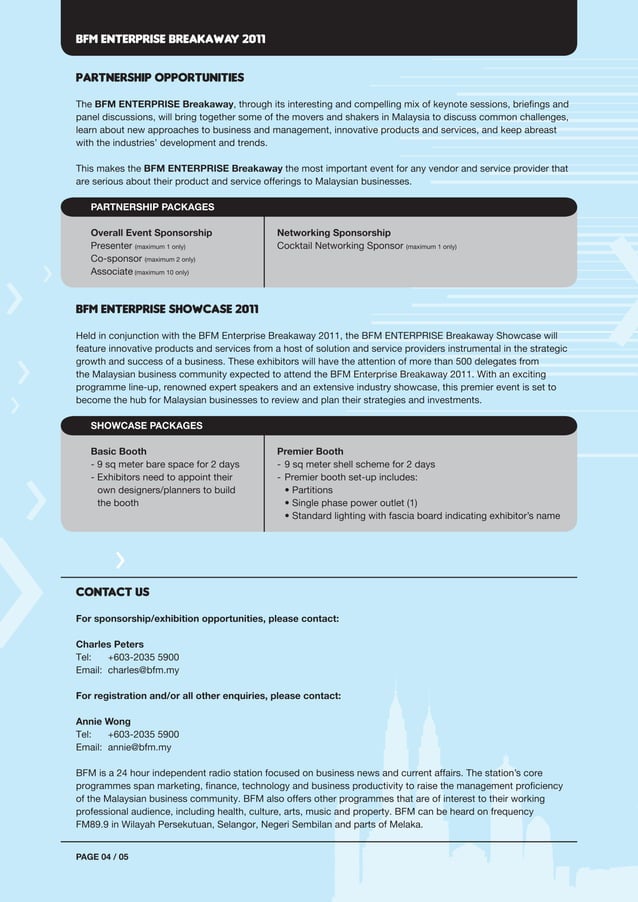 BFM Enterprise breakaway | PDF