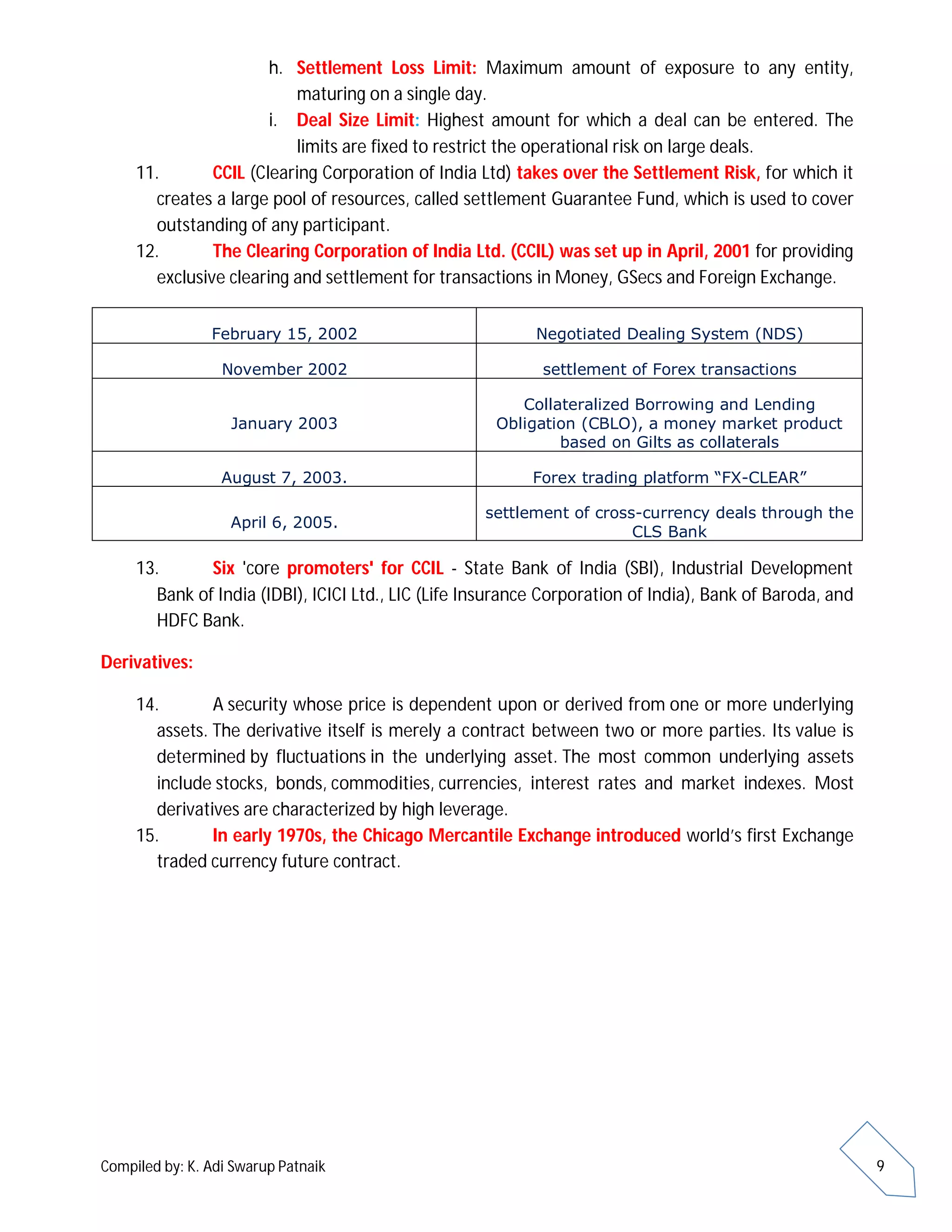 Bfm important points | PDF