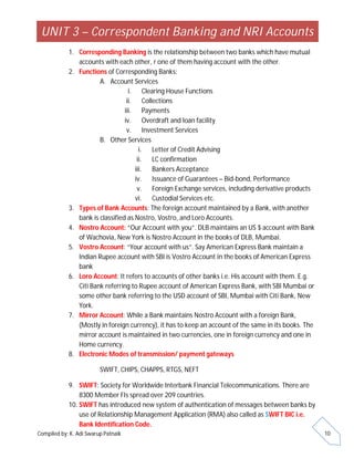 Bfm important points | PDF