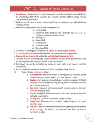 Bfm important points | PDF