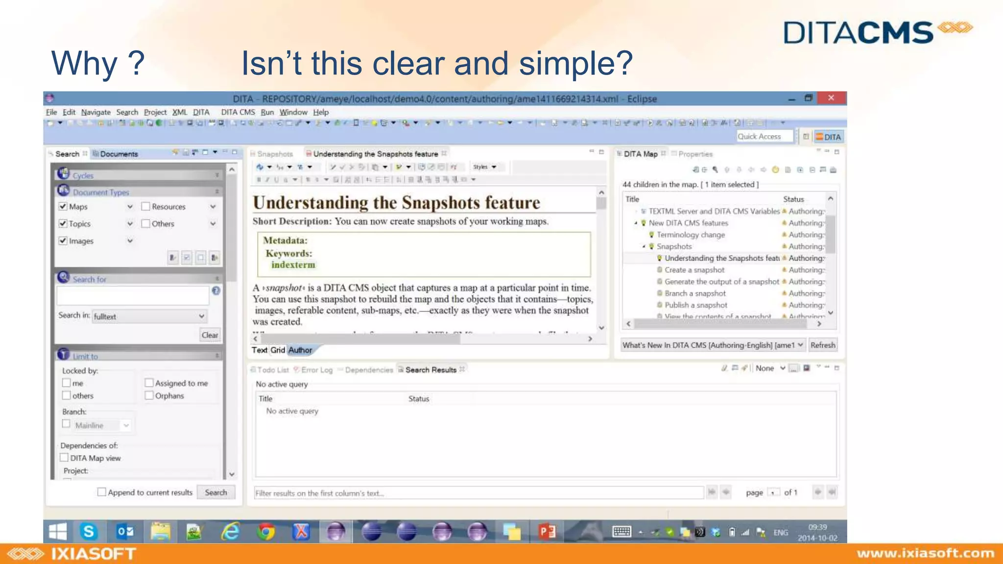 Customizing DITA CMS User Interface | PPTX | Computing | Technology & Computing