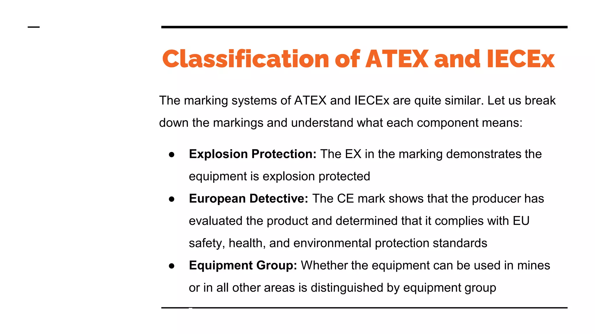 Interpreting Hazardous Locations Markings For IECEx Equipment | PPTX